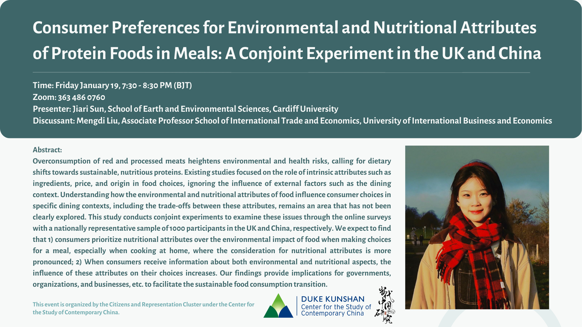 Consumer Preferences for Environmental and Nutritional Attributes of ...
