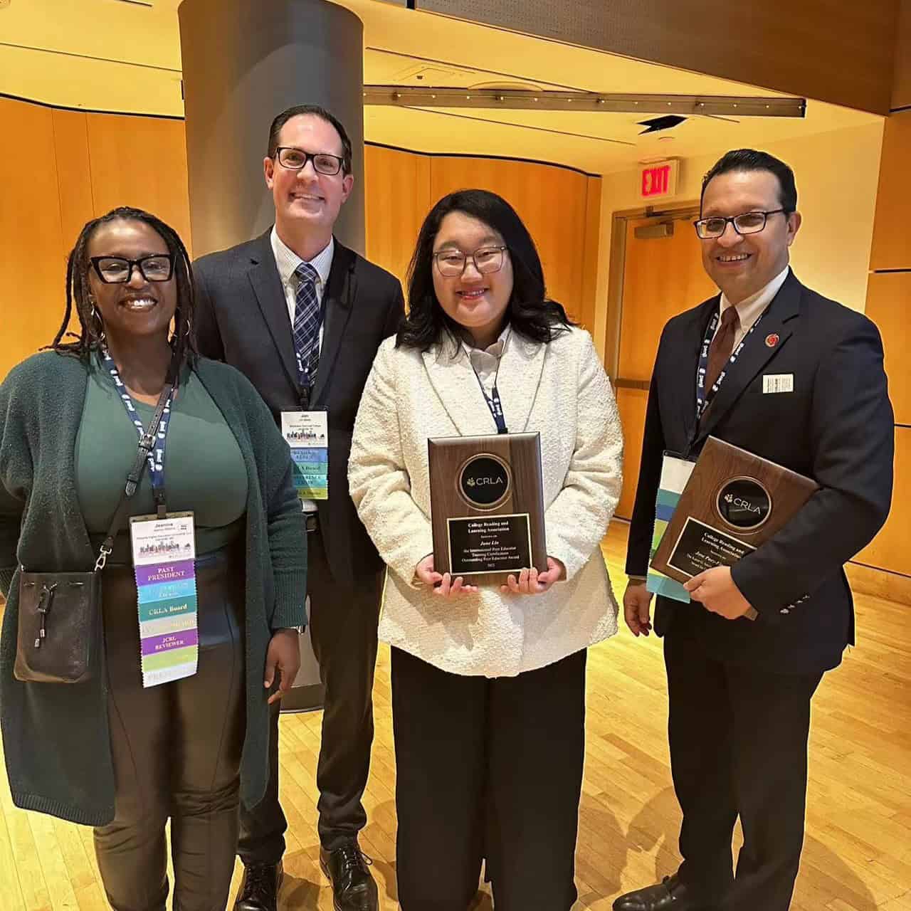 International award for outstanding student mentor June Lin - News ...